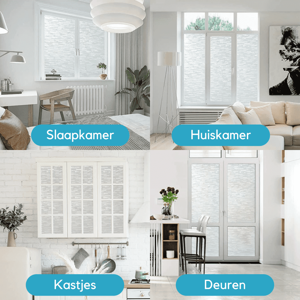 Geweldige Privacybescherming Raamfolie voor Wonen Ramen