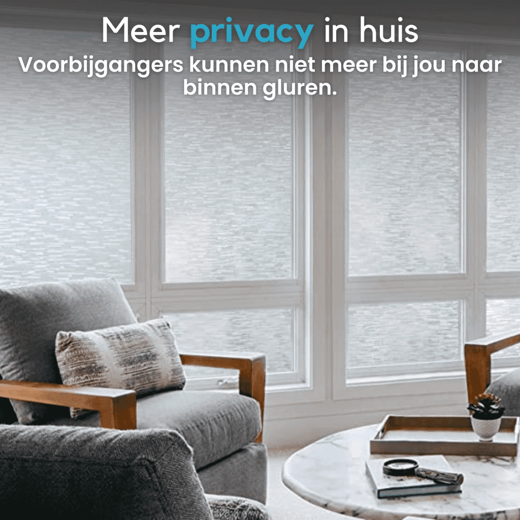 Anti Inkijk Privacybescherming Raamfolie – Te Koop